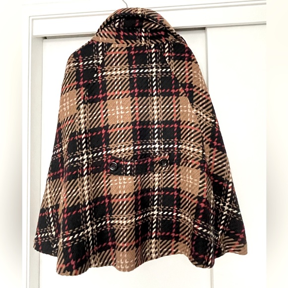 Cejon | Jackets & Coats | Cejon Plaid Cape Size Ml | Poshmark